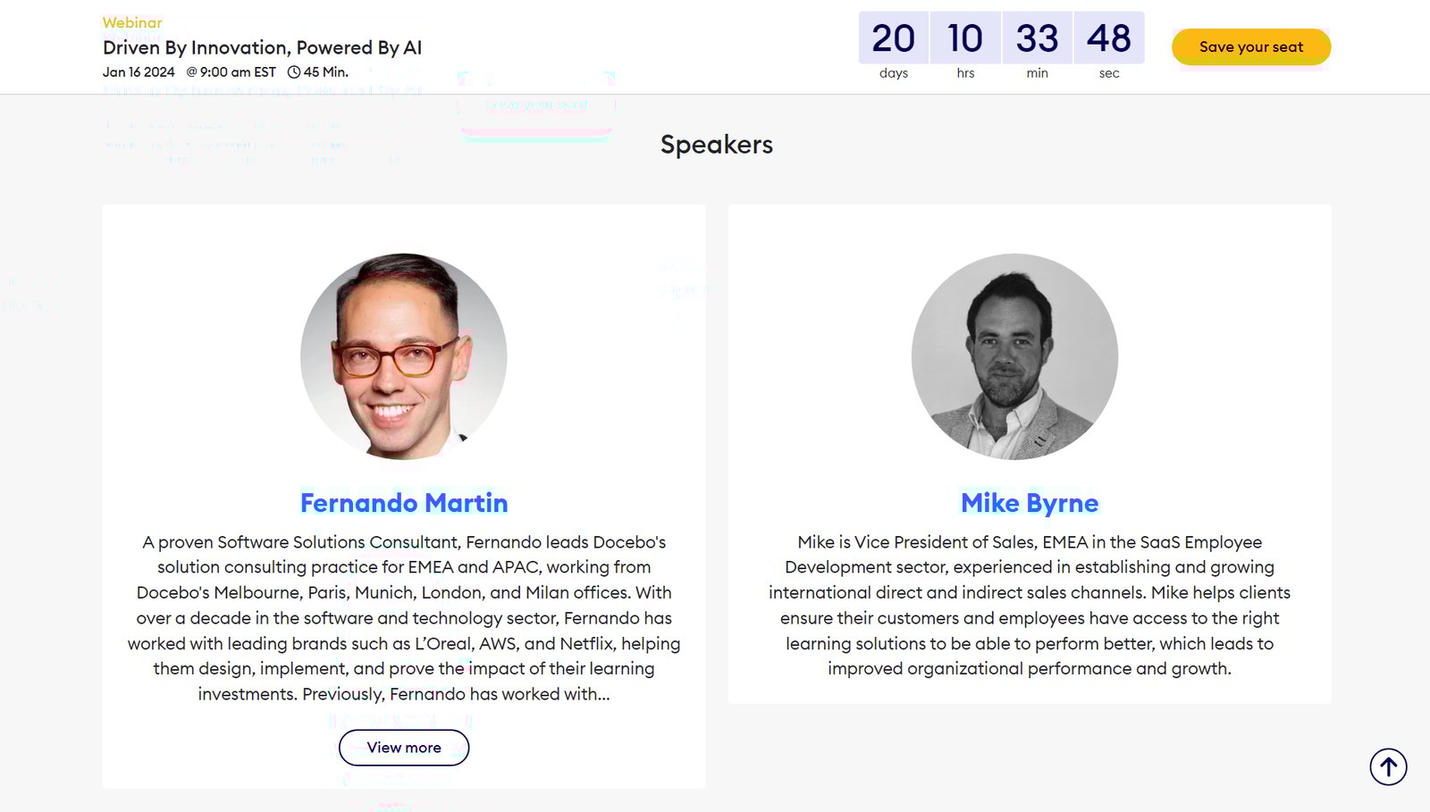 28 Webinar Landing Page Examples to Copy in 2025