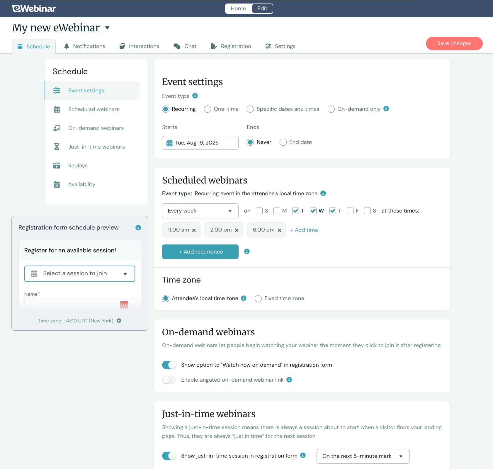 How to Create & Schedule Recurring Webinars (+ Best Tools)