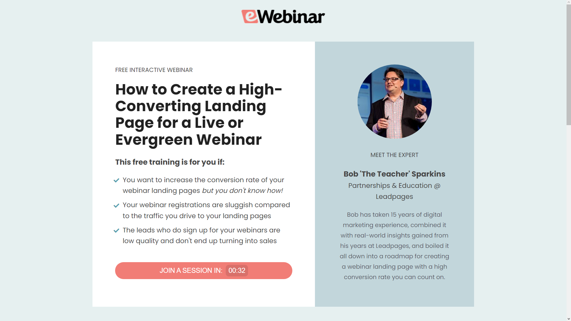 28 Webinar Landing Page Examples to Copy in 2025